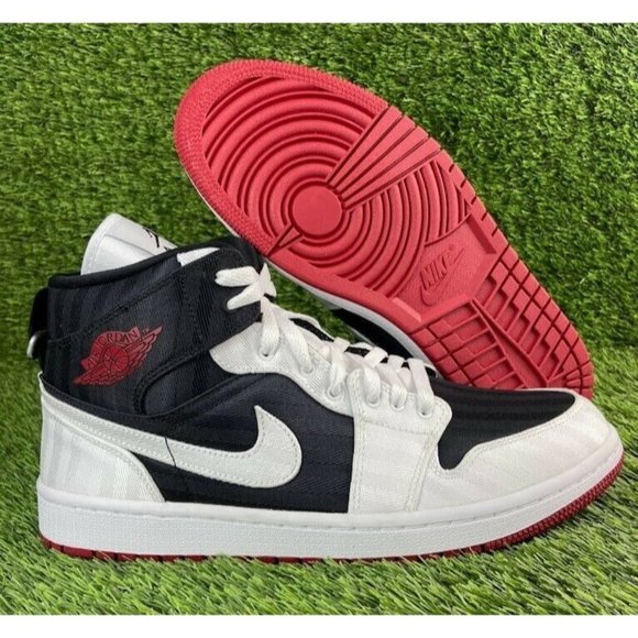Jordan | Shoes | Nike Air Jordan Mid Se Utility White Black Gym Red ...